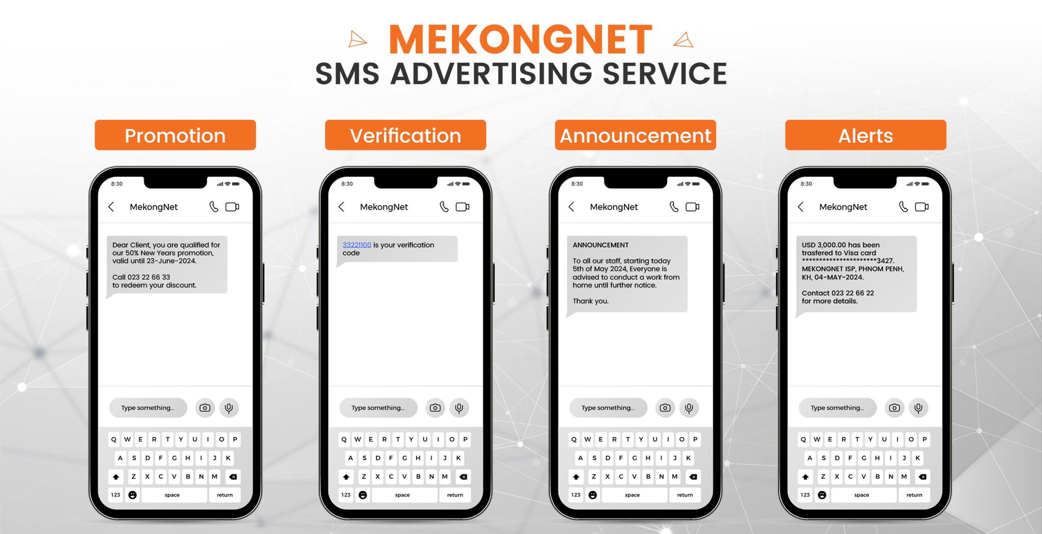 SMS Services | MekongNet - Internet Service Provider in Phnom Penh ...